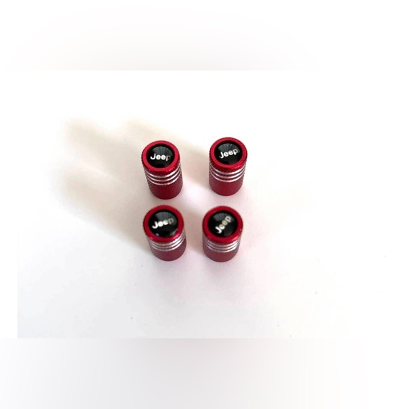 Accessories | Jeep Red Tire Valve Caps Valve Stem Caps | Poshmark